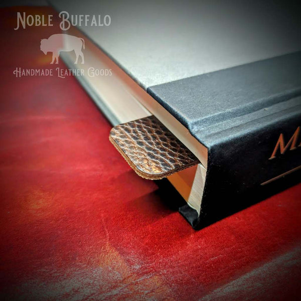Italian Leather Bookmark | Noble Buffalo